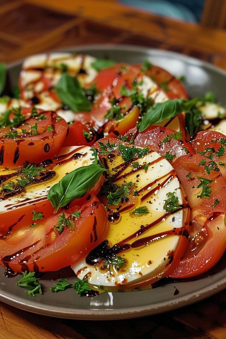 Classic Italian Caprese salad recipe | The Gourmet Palette