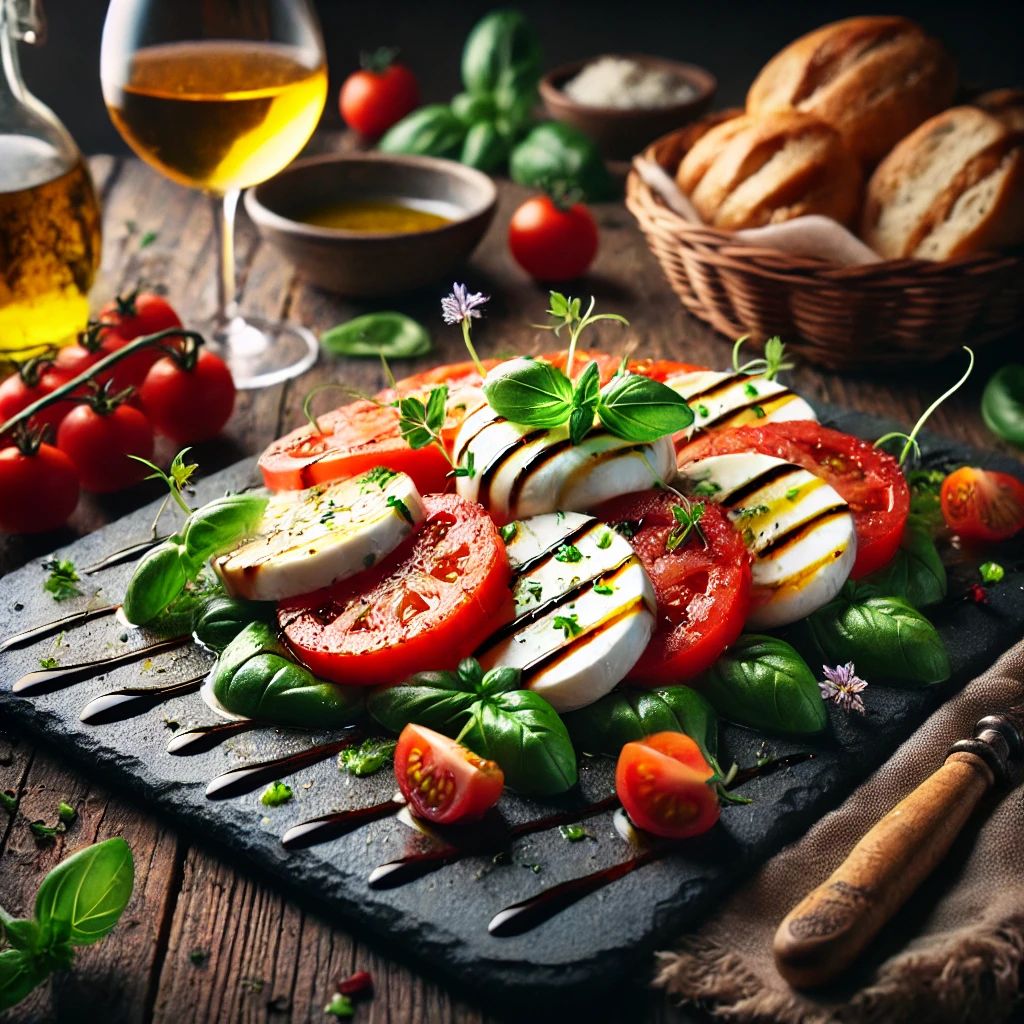 Classic Italian Caprese salad recipe - The Gourmet Palette